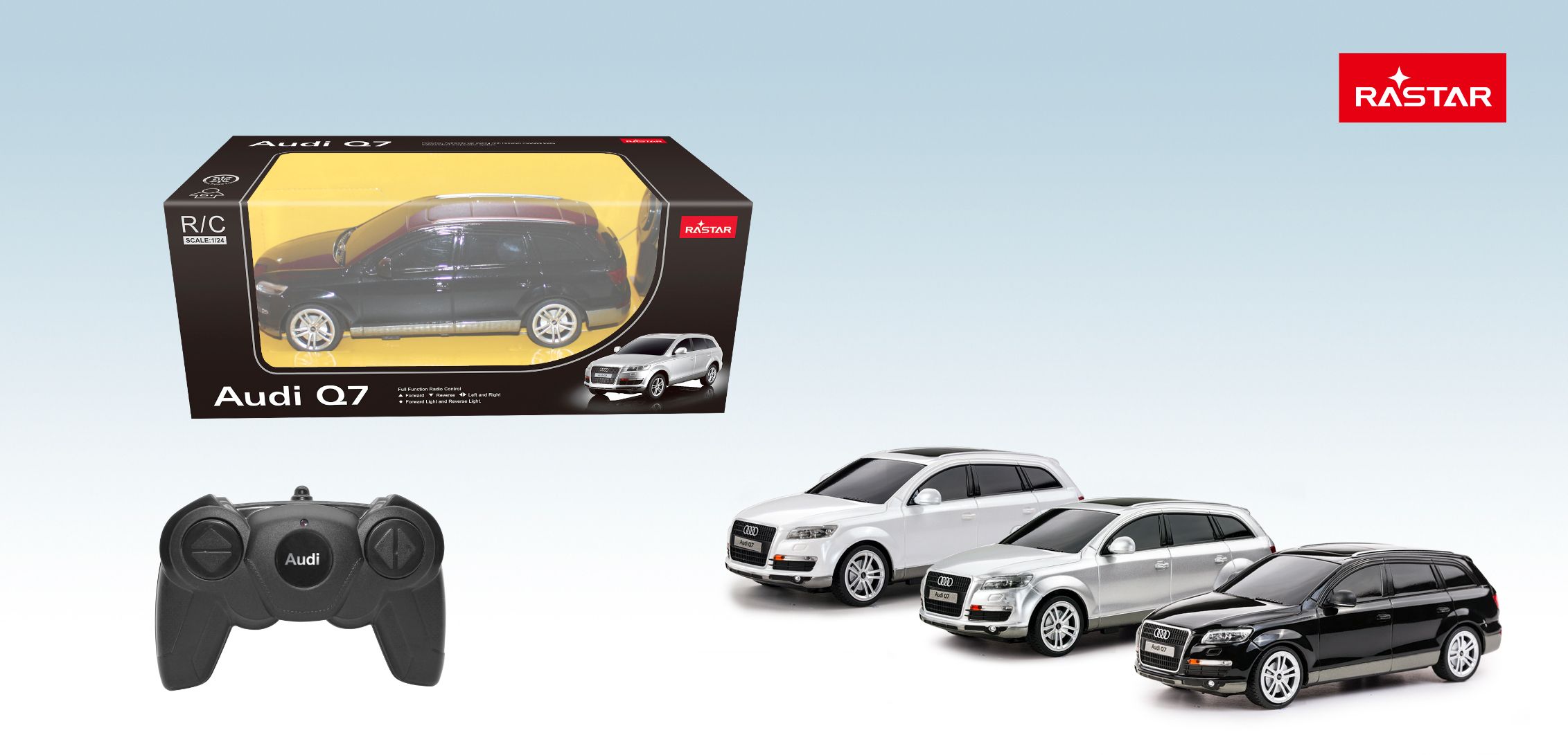 RASTAR Automobil R/C 1:24 Audi Q7 - 53-27300_beli