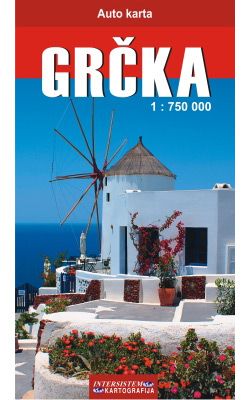 Grčka - auto karta - 9788677222604