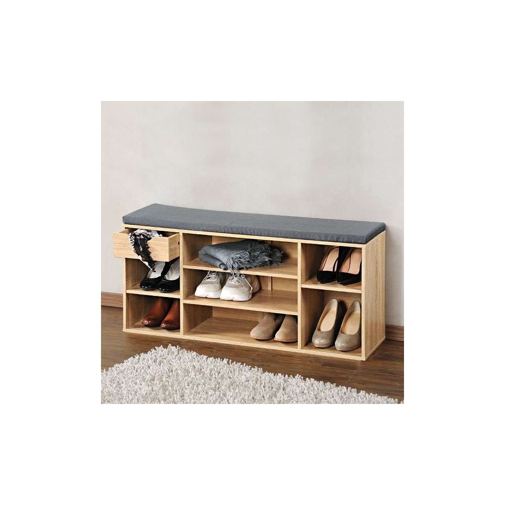 KESPER Cipelarnik drveni sa klupom 101x48x29 cm - KSP15927