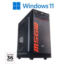 MSGW Desktop računari BASIC i101 i3-12100 8GB SSD 500GB 500W Windows 11 ...