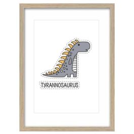 DEKOR DOM Slika sa ramom Kids 27x37cm Tyranosaurus - 022882