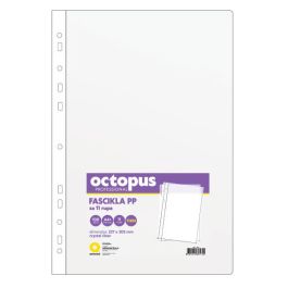 OCTOPUS Fascikla A4 100/1 u 11 rupa thin crystal clear unl-1892 - 107145