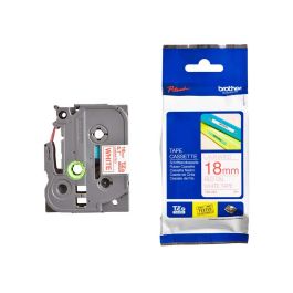 TZe-242 crvena na belo 18mm - 0179