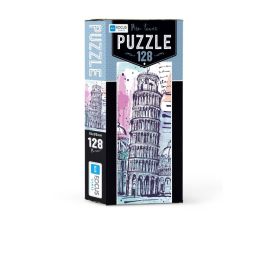 BLUE FOCUS Puzzle Krivi toranj u Pizi – 128 delova - 108-22121