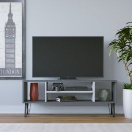 HANAH HOME TV polica Garvin Anthracite White - 173117