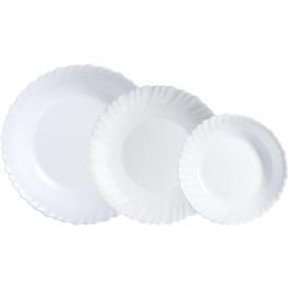 LUMINARC Set tanjira Feston 18/1, bela - D8786