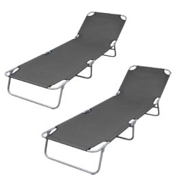 LEMON PLANET Set baštenskih ležaljki 2/1, siva - 712000s-2