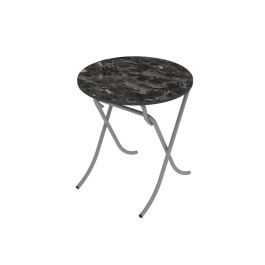 ALESTA Sklopivi sto Crni mermer 10037CM - AL10037CM