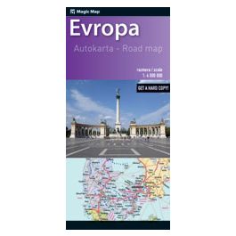 Auto-karta Evrope - 9798683501440