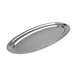 BOMBAY INOX Oval 40x27 cm 0,6 mm - Bh-0011