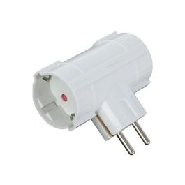 COMMEL Dvostruki T razvodnik 16A 250V 6338-1, bela - C6338-1