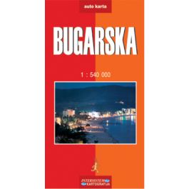 Bugarska - auto karta - 9798677220456