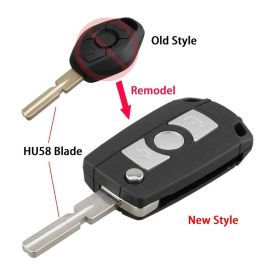 888 CAR ACCESSORIES Kućište oklop ključa bmw 2 tastera - E08-AP000