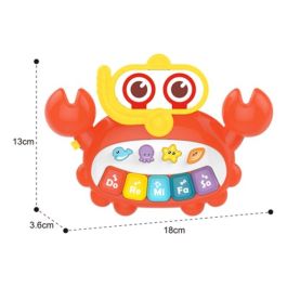 BBO Toys Igračka muzički instrument - Crab 18m+ (HE0535) - HE0535