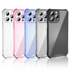 Maska Carbon shield iPhone 14 Pro Max siva - 057653