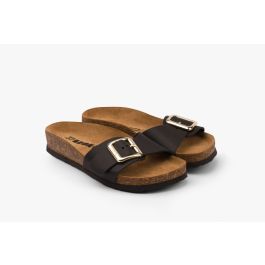 LEON Ženska papuča Mia - crna - 4019-CR