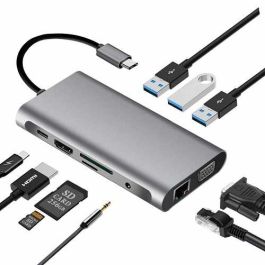USB Hub tip C 10 in 1 KT-HUC-10.1 - 11-407