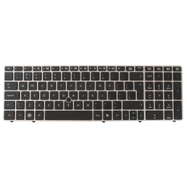 Tastatura za laptop HP 8560p Veliki Enter sivi frame sa misem - 213878