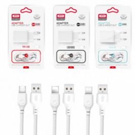 XO Punjač kućni L99 sa Mikro kablom 2.4A, bela - 25524-1