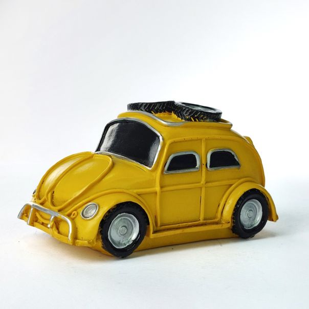 ENA Auto metalni žuti 9x15,5x8 cm - 26062-2