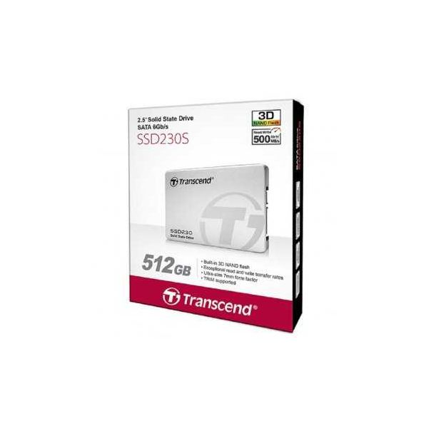 TRANSCEND TS512GSSD230S SSD 512GB, SATA III, SSD230 Series - 104161