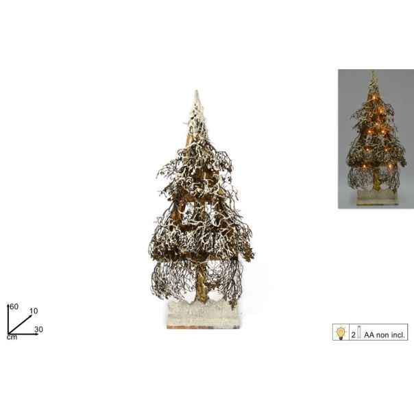 Novogodišnja jelka 60 cm sa 10 led lampica gi008644a - 108266