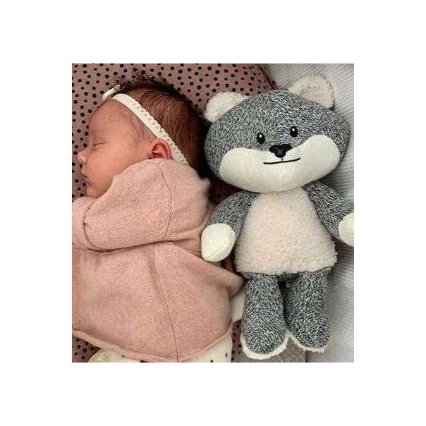 FLOW AMSTERDAM Robin plišana lisica sa zvucima otkucaja srca - siva ...