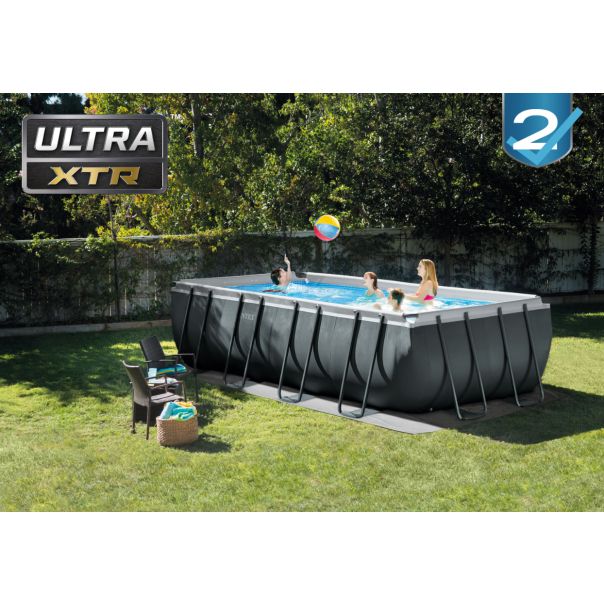 INTEX Bazen sa metalnim okvirom i peščanom pumpom 549 x 274 x 132 cm ...