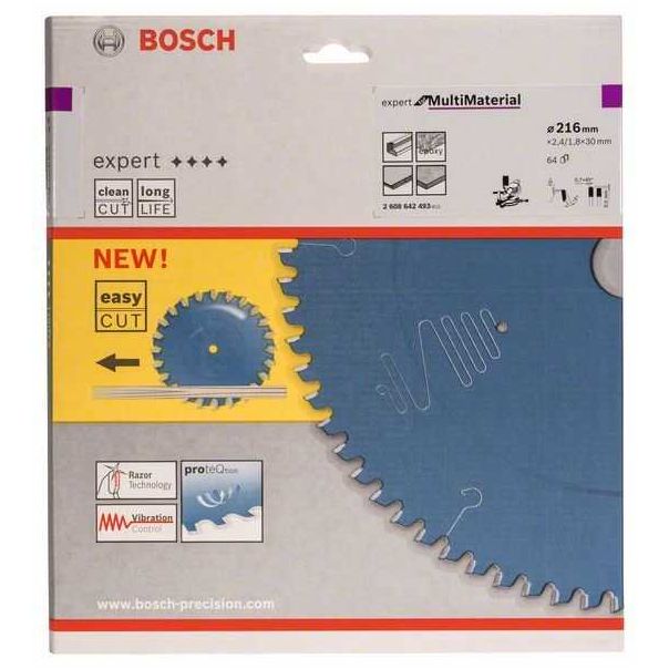BOSCH List kružne testere Expert for Multi Material 216 x 30 x 2,4 mm ...