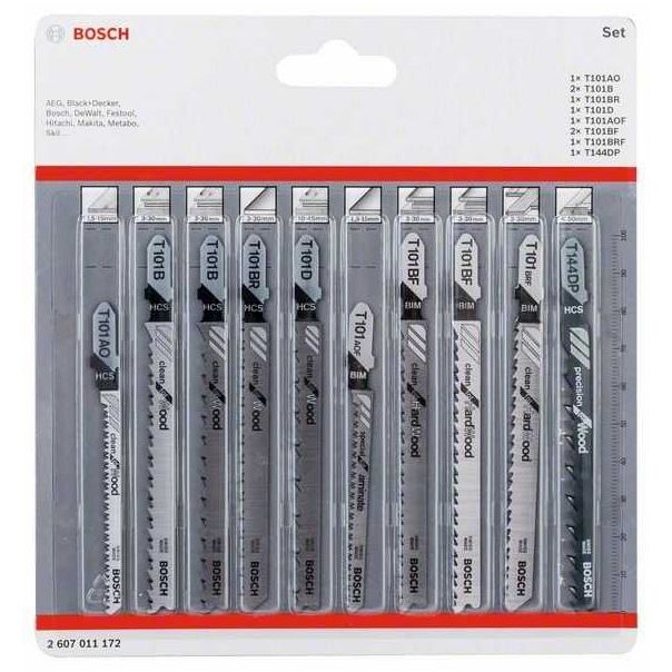 BOSCH List ubodne testere set 10 komada Clean Precision 2607011172 ...