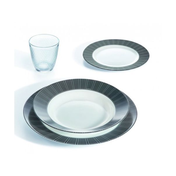 LUMINARC Set tanjira Astre black 18/1 luminarc - 212178