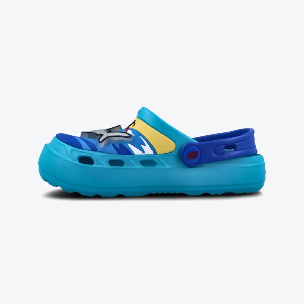 SKECHERS Papuce Illumi Shark Bp - 406711L-TLBL