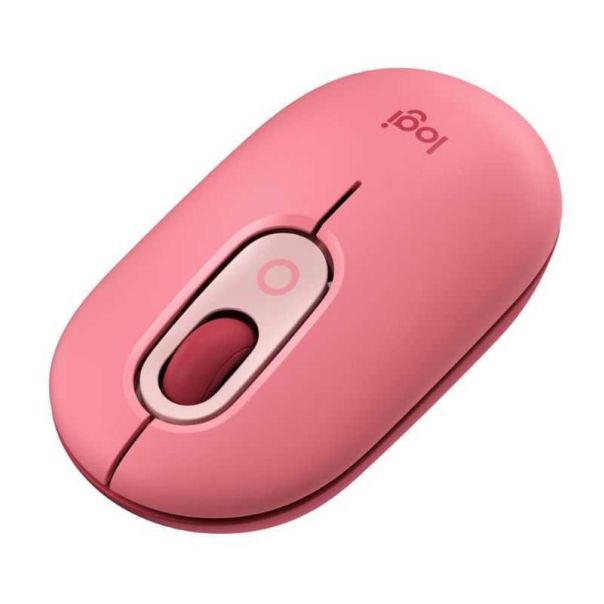LOGITECH Bežični miš Pop Mouse with Emoji, rozi - 5099206101678