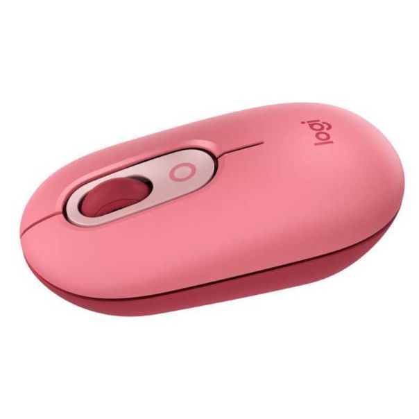 LOGITECH Bežični miš Pop Mouse with Emoji, rozi - 5099206101678
