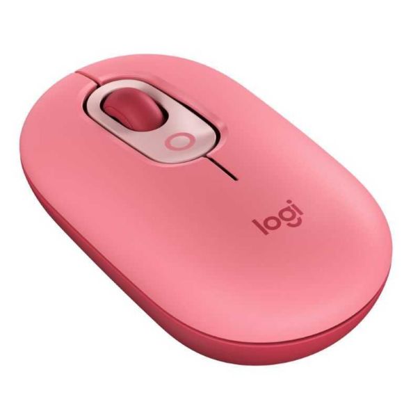 LOGITECH Bežični miš Pop Mouse with Emoji, rozi - 5099206101678