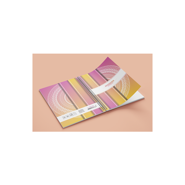 Sveska A5 Modern notebook spirala dikto 100l - G306
