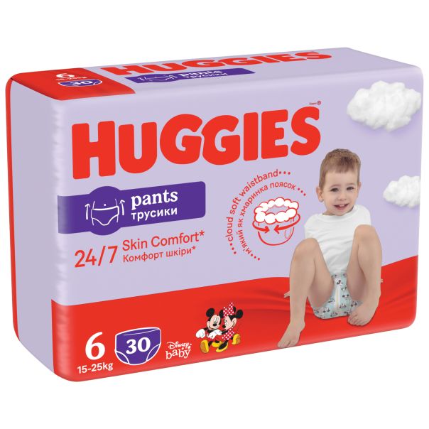 HUGGIES Pelene JUMBO (6) 15-25 kg P30/1 - 6664-1-1