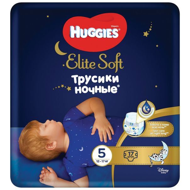 HUGGIES Pelene za noć ESOFT (5) 12-17 kg P17/1 - 6674-1