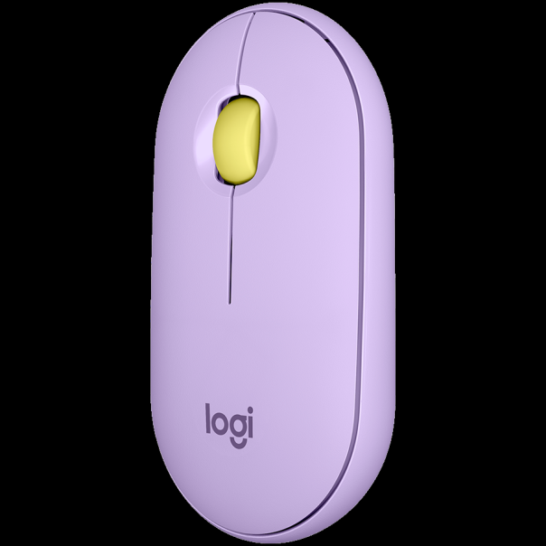 LOGITECH Pebble M350 Wireless Mouse - LAVENDER LEMONADE - 910-006752