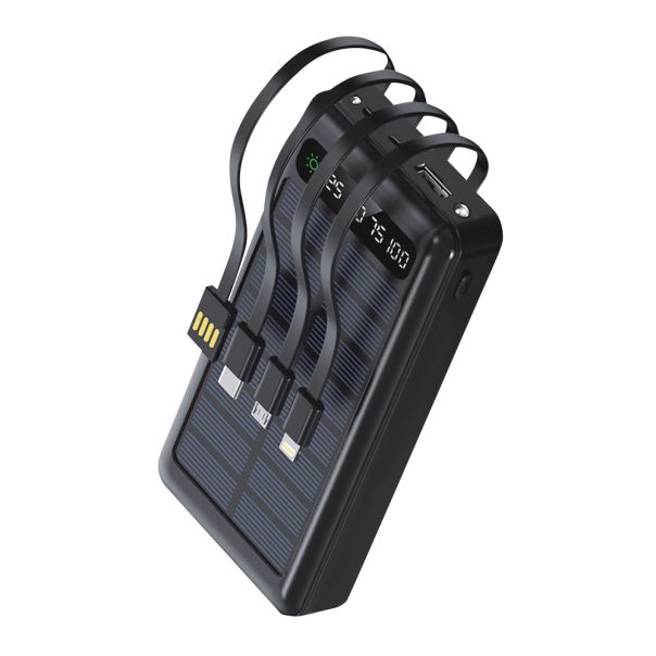 COMICELL Power bank solarni CO-A79 4in1 20000mAh 2.1A, crna - BAT4530