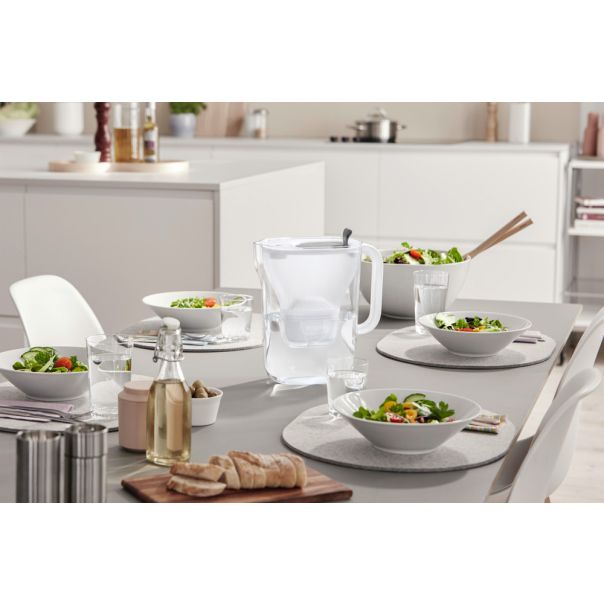 BRITA Bokal za filtriranje vode Style 2,4 L sivi - 11966