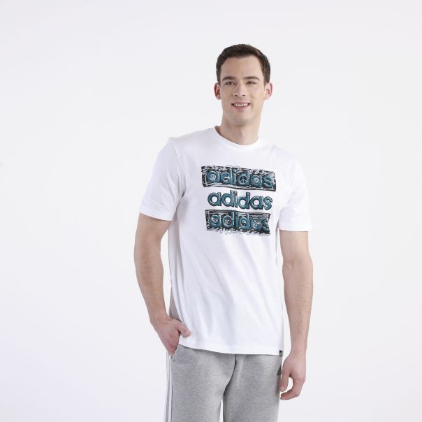 ADIDAS Majica kratak rukav m doodle mlt t M - HY1338