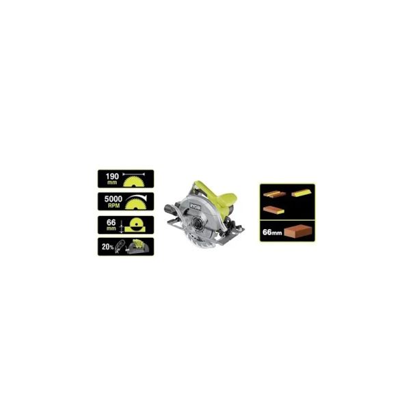 RYOBI Električna kružna testera 190mm 1400W RCS1400-G - RCS1400-G