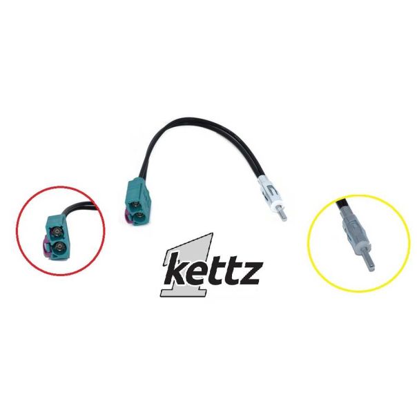 Kettz Antenski Adapter Fakra2 Din Kt Ad17 30 020