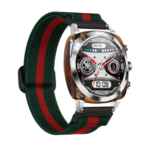 Pametni sat CF20 platnena narukvica, srebrna - SW306